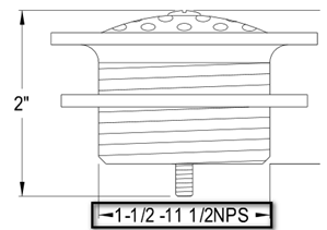 Why do my tub drain threads come with different threads? What size of ...